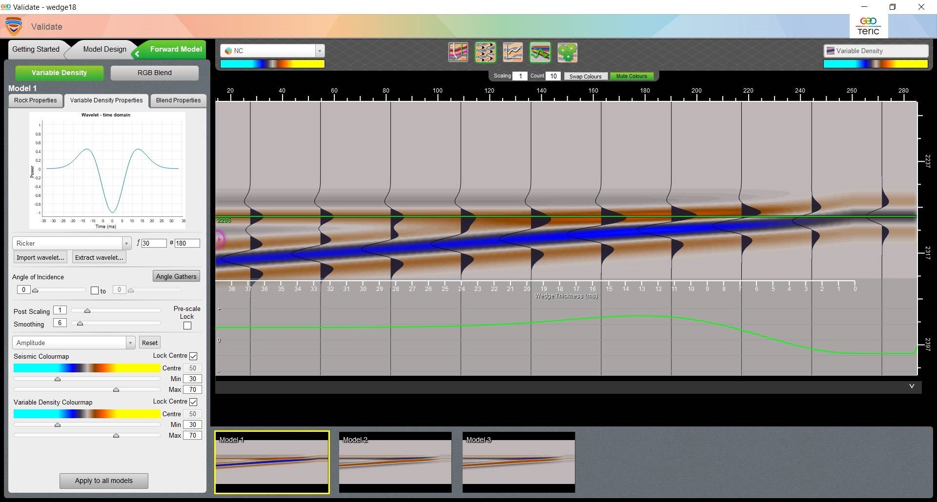 Getting started with wedge models in Validate