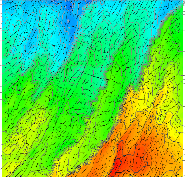 How to create a structural-topographic horizon map in GeoTeric?