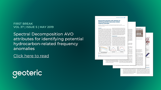 Spectral Decomposition AVO attributes for identifying potential ...