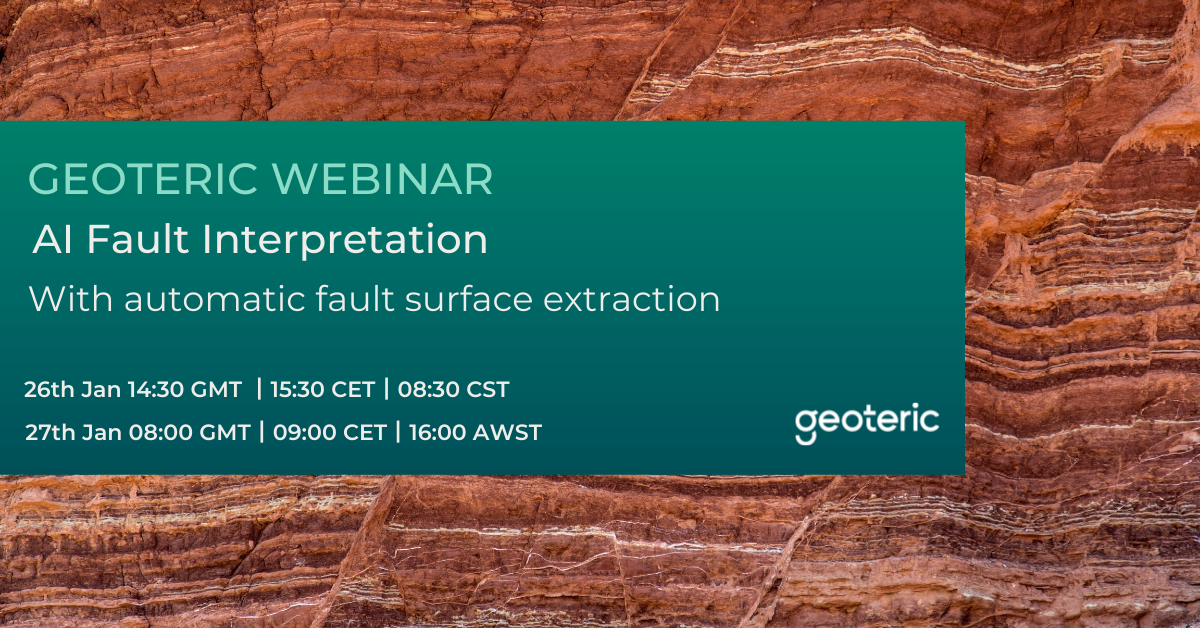 Webinar: AI Fault Interpretation with automatic fault surface extraction