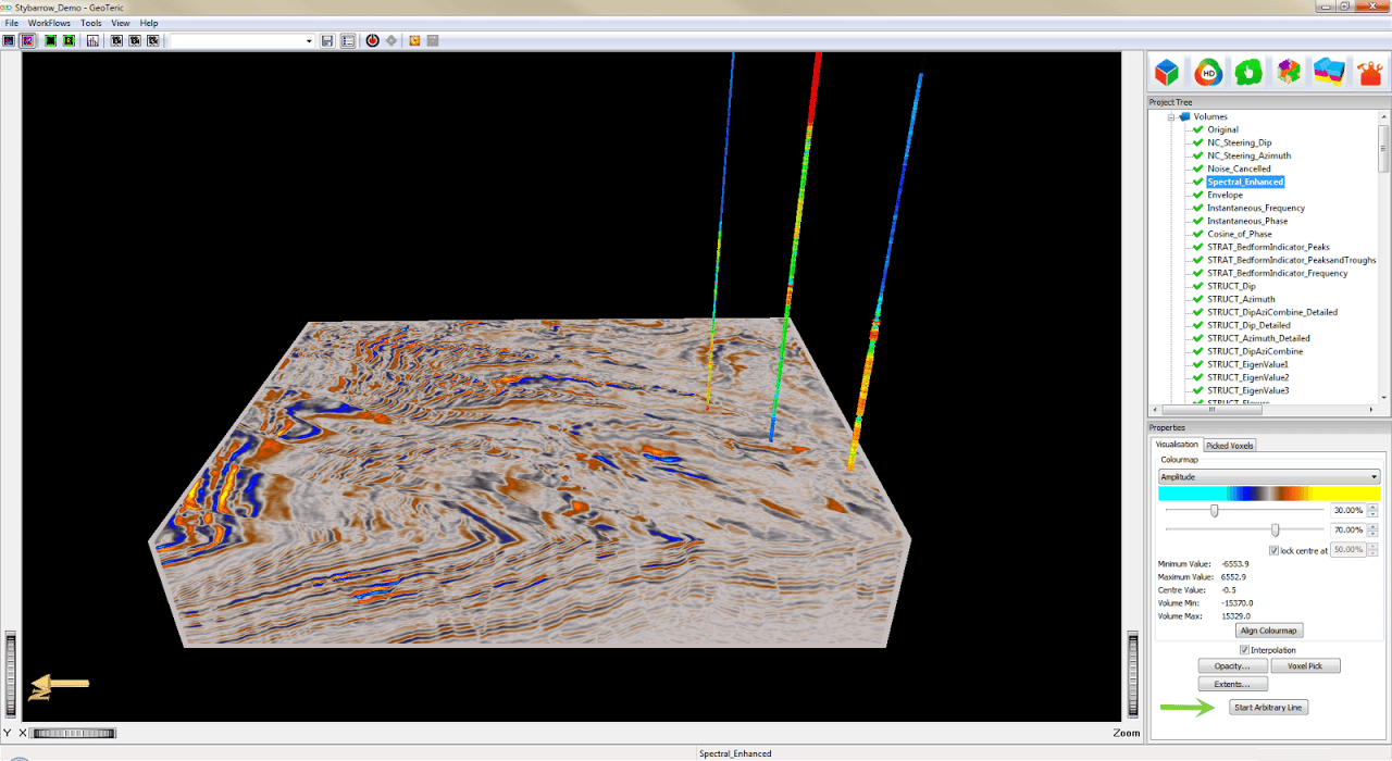 Arbitrary Lines - GeoTeric